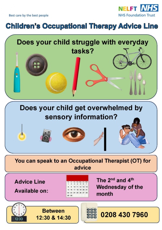 South Grove Primary School - Children's Occupational Therapy Advice Line