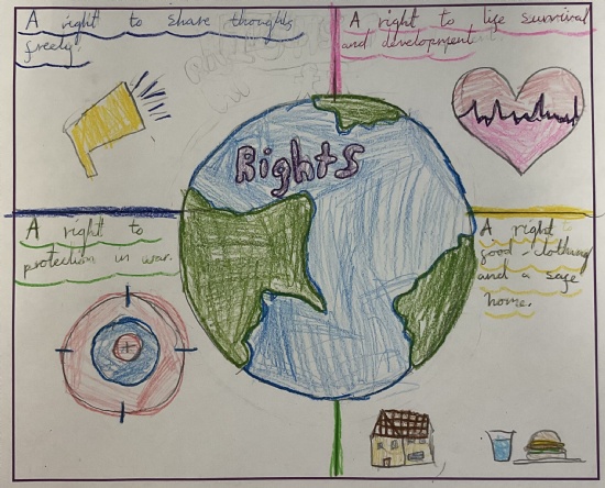 South Grove Primary School - Year 5 discuss Human Rights